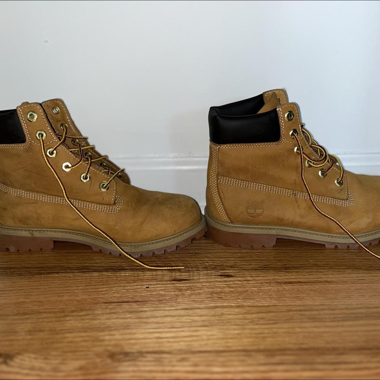 Men’s Timberland Workboots🤎💛 Some stains on the... - Depop