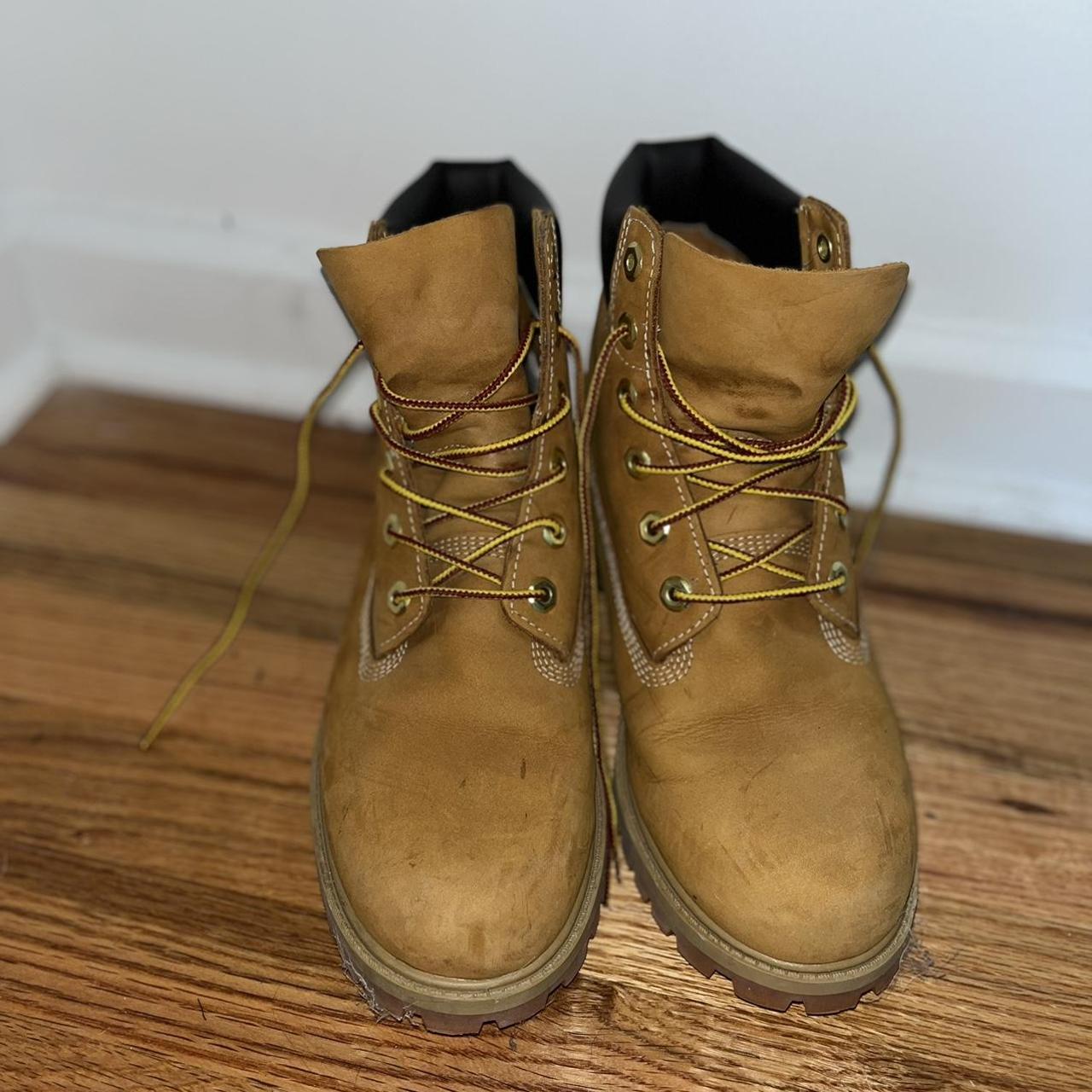 Men’s Timberland Workboots🤎💛 Some stains on the... - Depop
