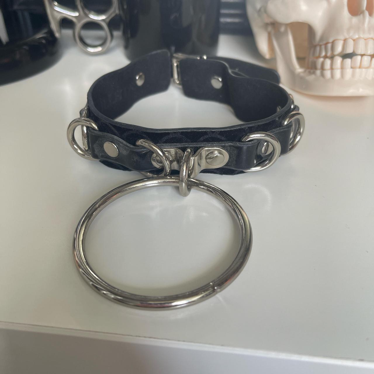 Killstar large Buckle choker with large o ring... - Depop
