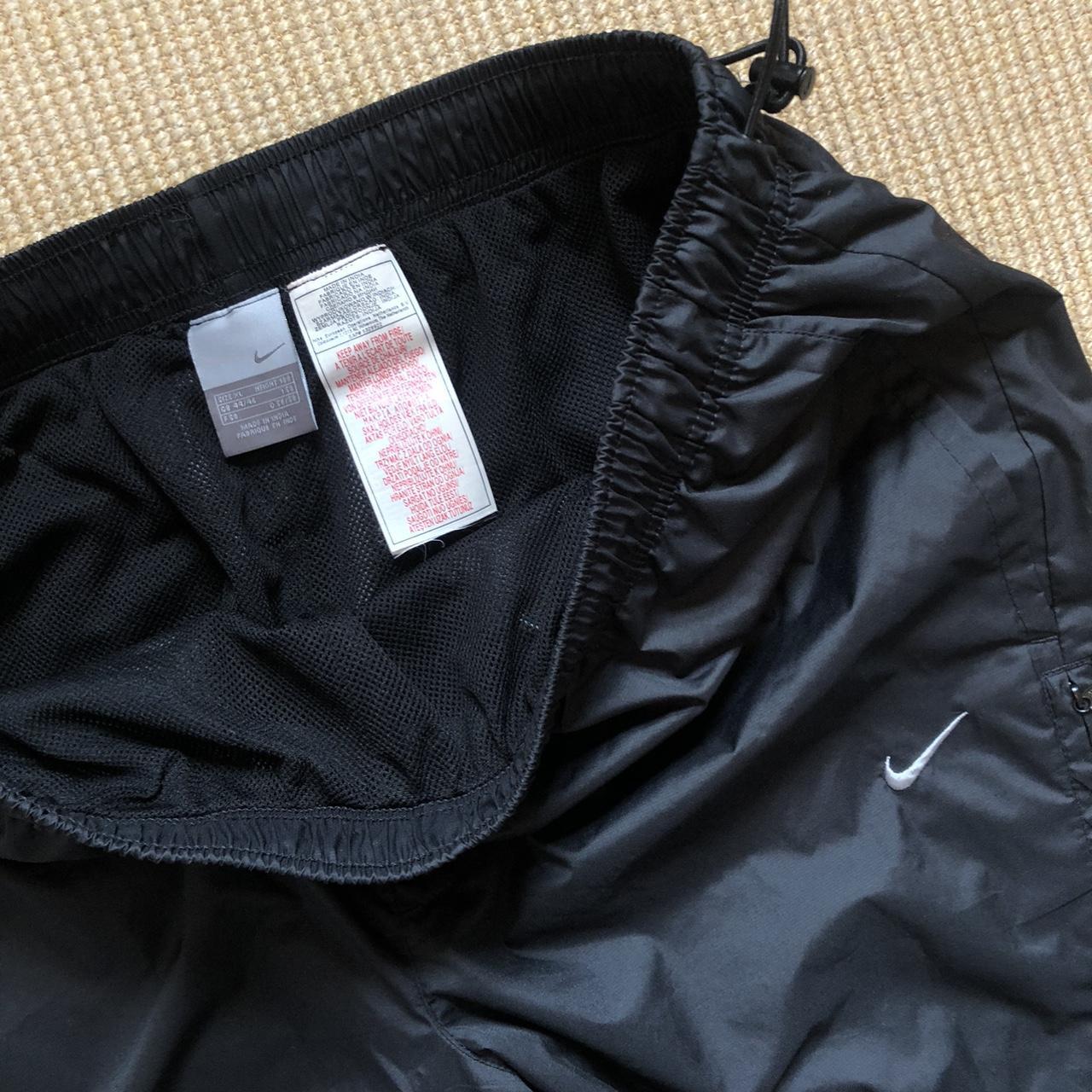 2000s black and grey nike Shox shell track... - Depop