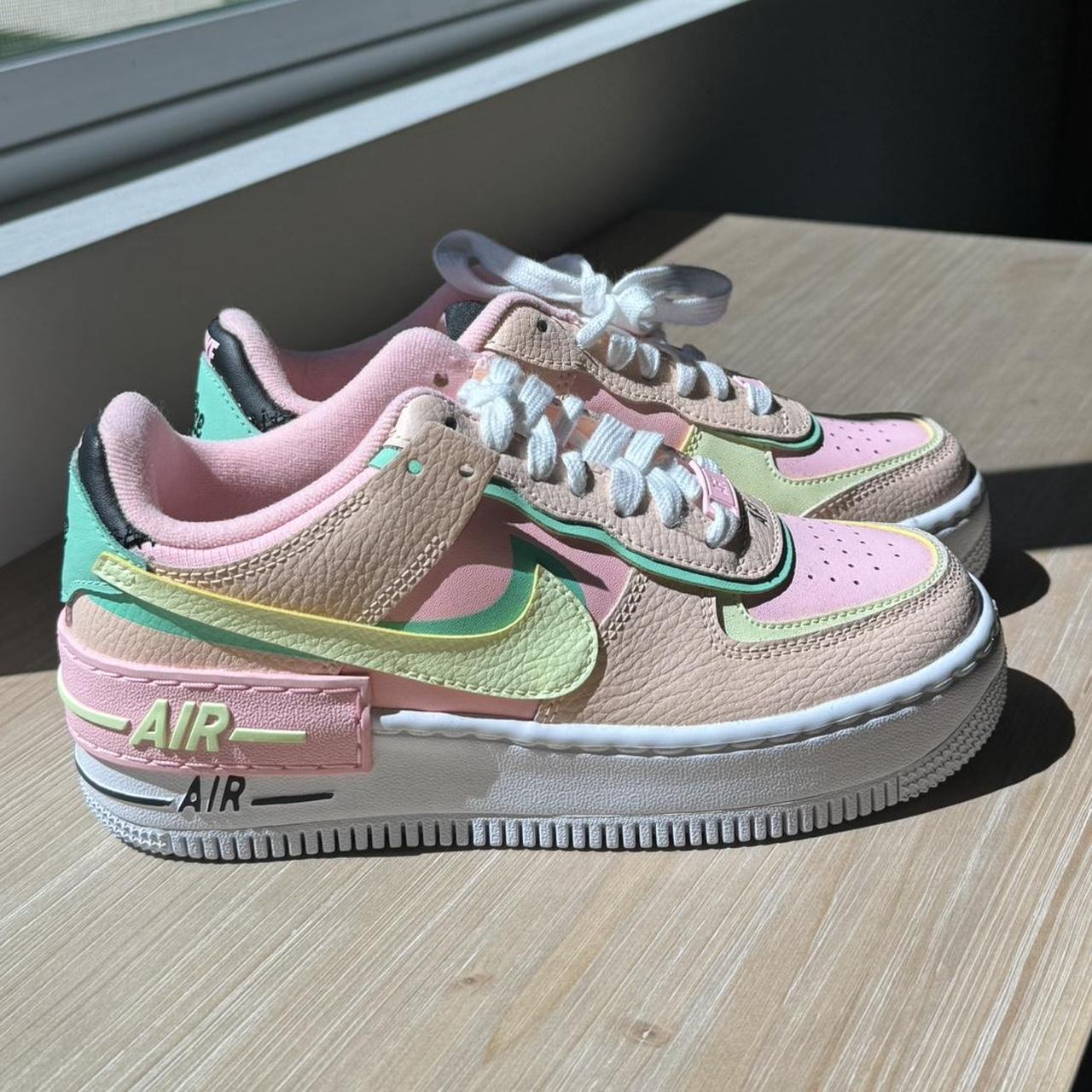 Pastel multicolored Nike AFI's Never worn, rare... - Depop