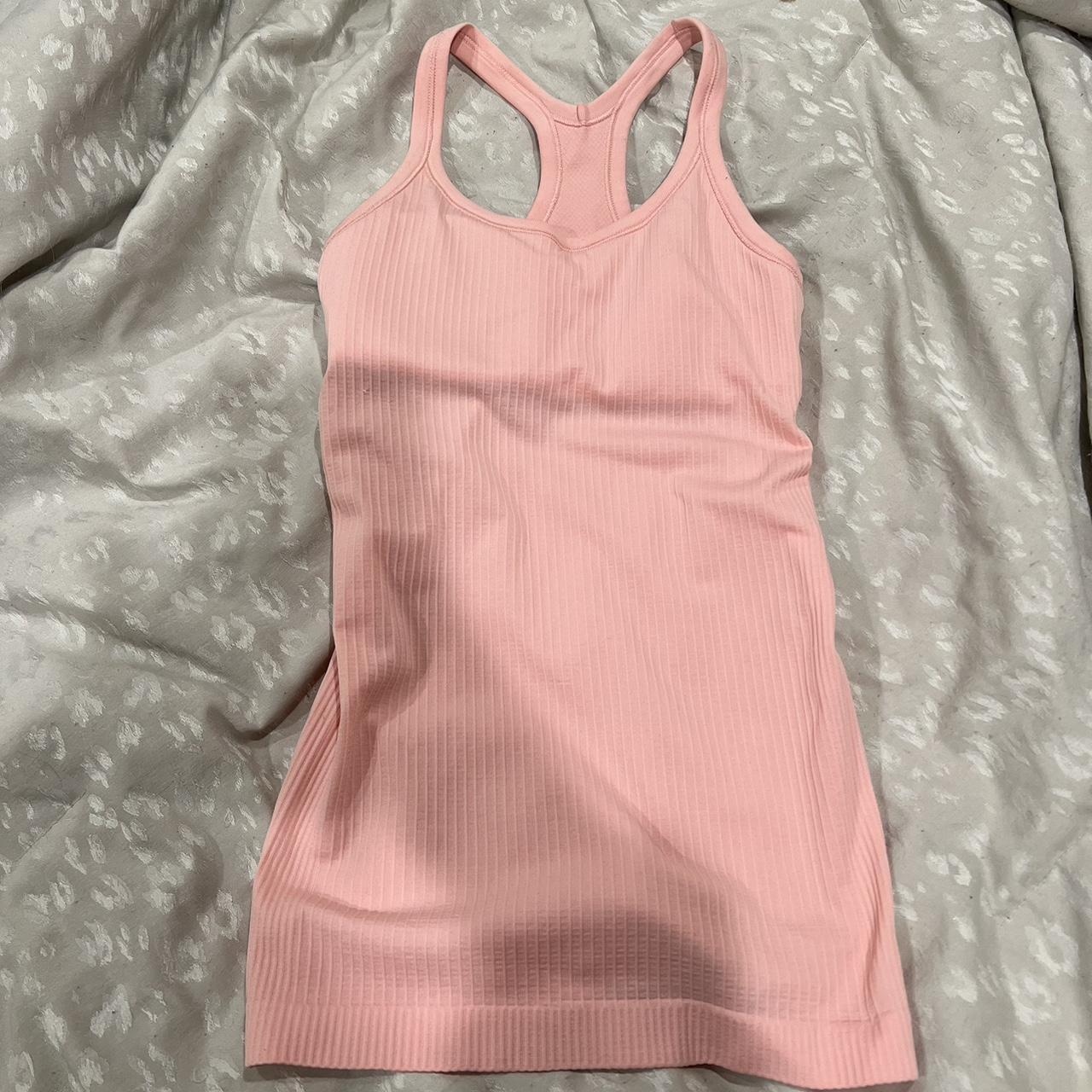 Lululemon Ebb to Street tank top pink Wore once - Depop