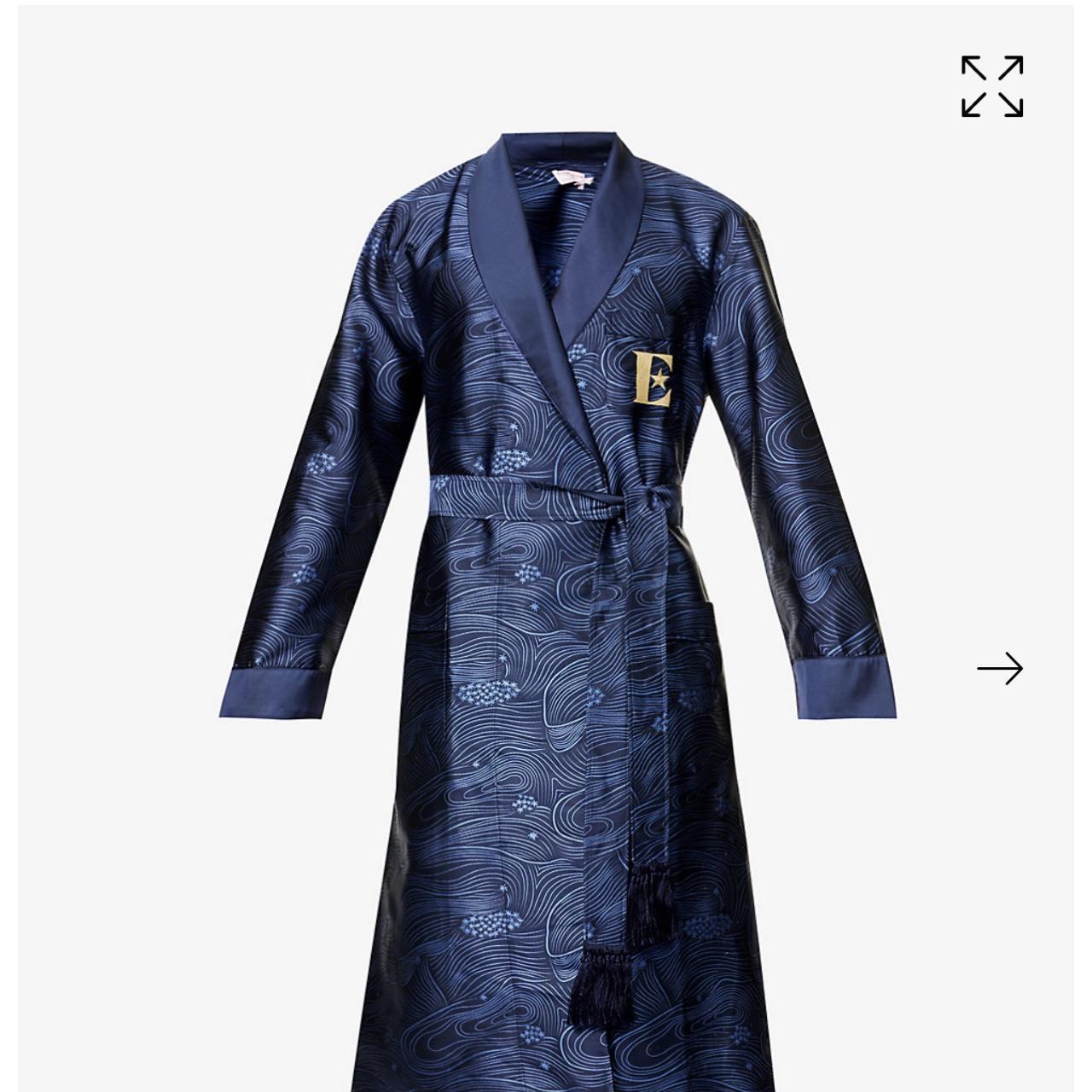 Elton John x derek rose silk robe | Depop