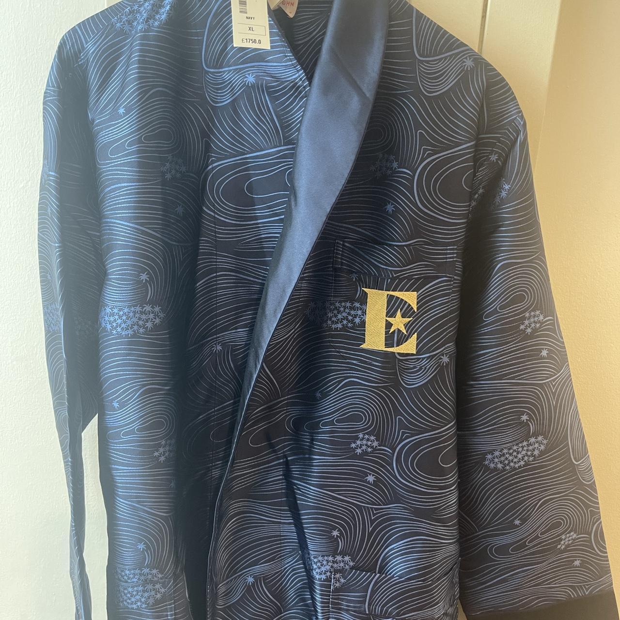 Elton John x derek rose silk robe | Depop