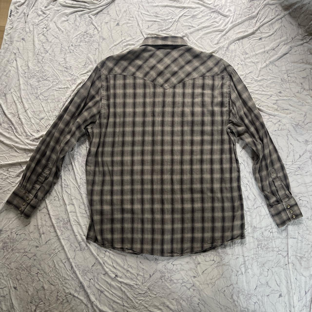 Pendleton Frontier Shirt. Flannel material, grey... - Depop