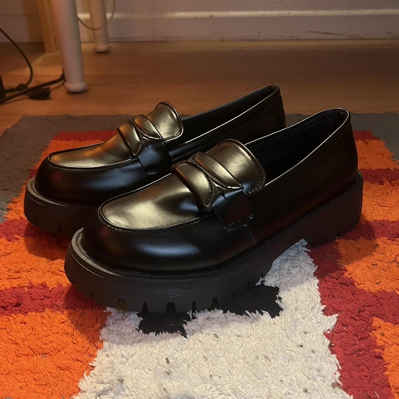 Super cute penny platform loafers! Never before... - Depop