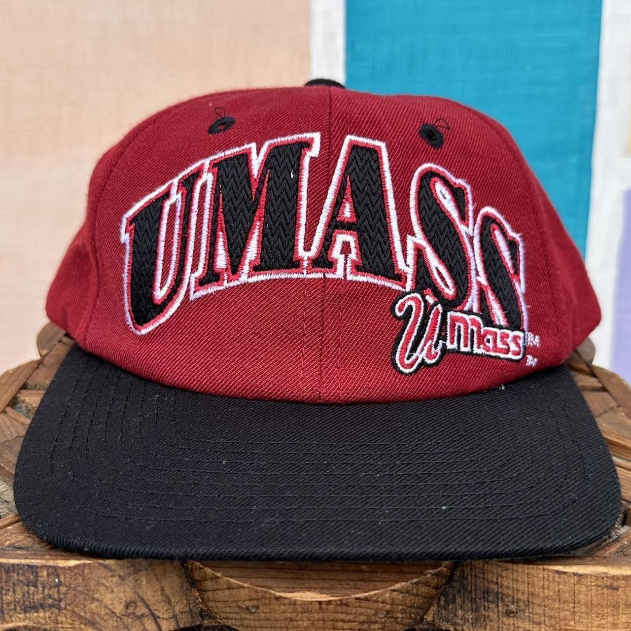 Vintage 90s Starter Umass snapback hat. - Size... - Depop