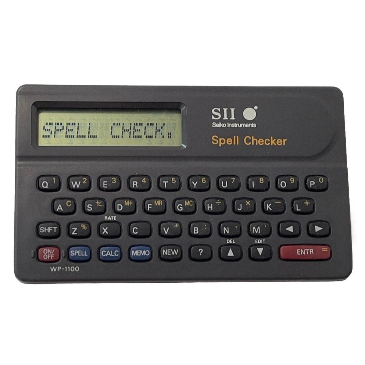 Seiko Instruments Spell Checker WP-1100 SII Handheld... - Depop