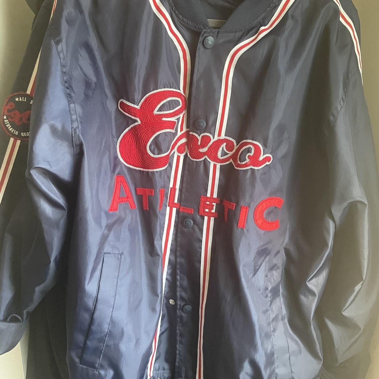 Exco athletics men’s baseball bomber jacket. Size L.... - Depop