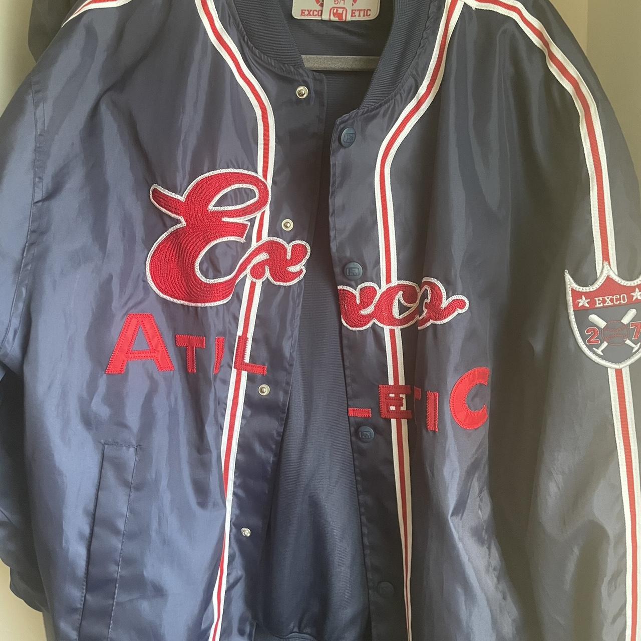 Exco athletics men’s baseball bomber jacket. Size L.... - Depop