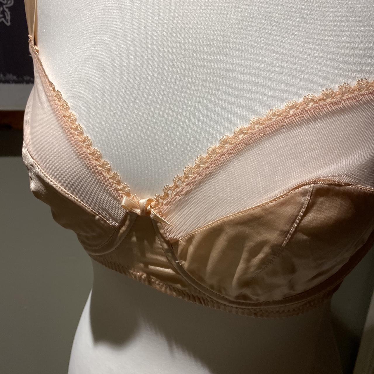 Fifi chachnil Paris blush pink underwired bra Size... - Depop