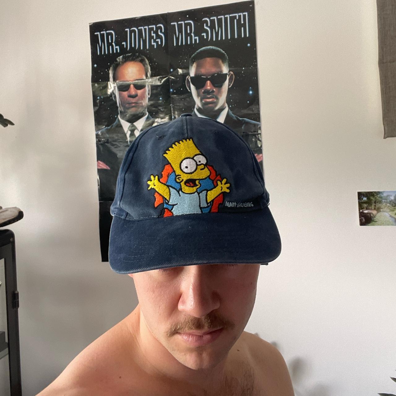 vintage bart simpson hat “i want my foxtel” awesome... - Depop