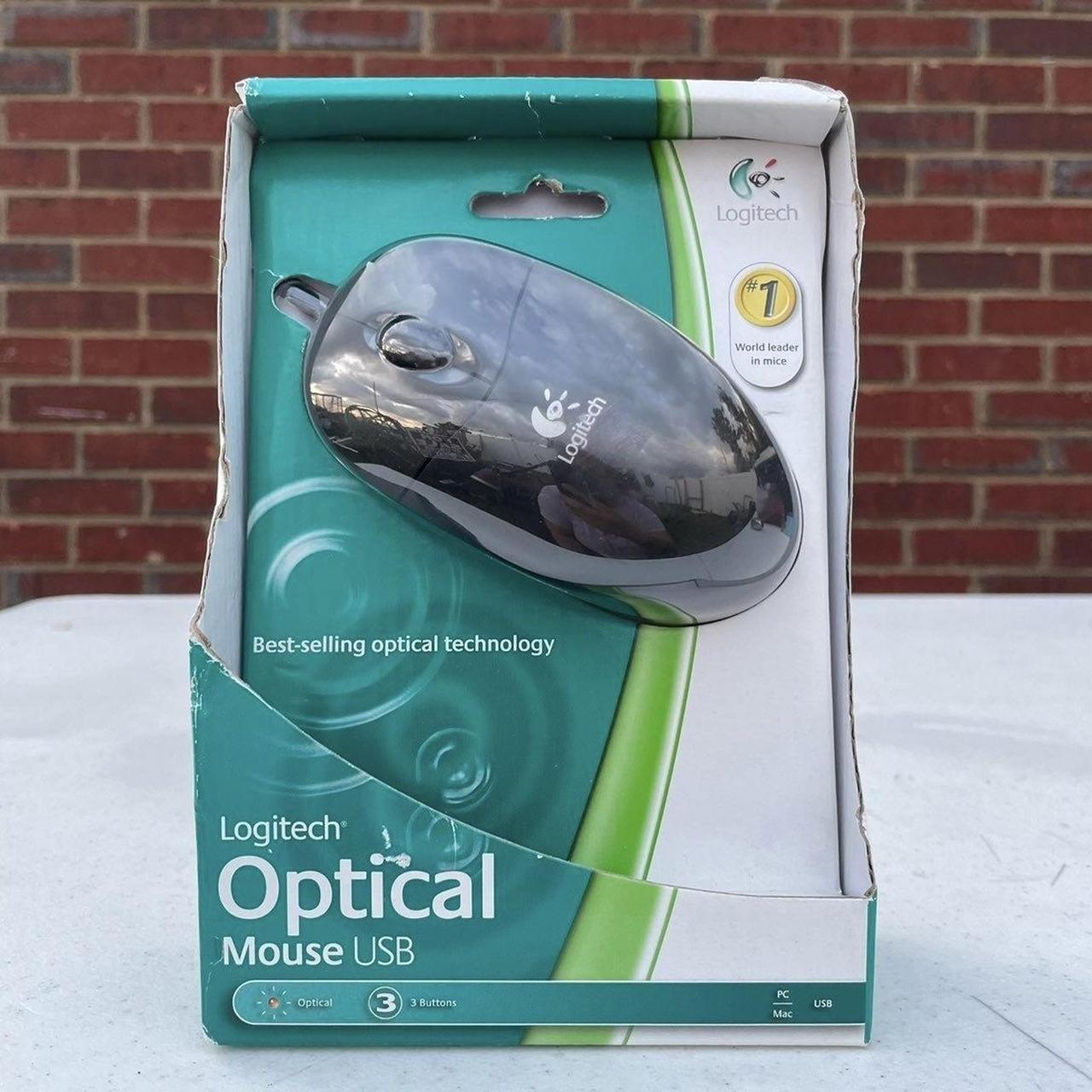 Logitech Optical Mouse 3 Buttons USB Model... | Depop