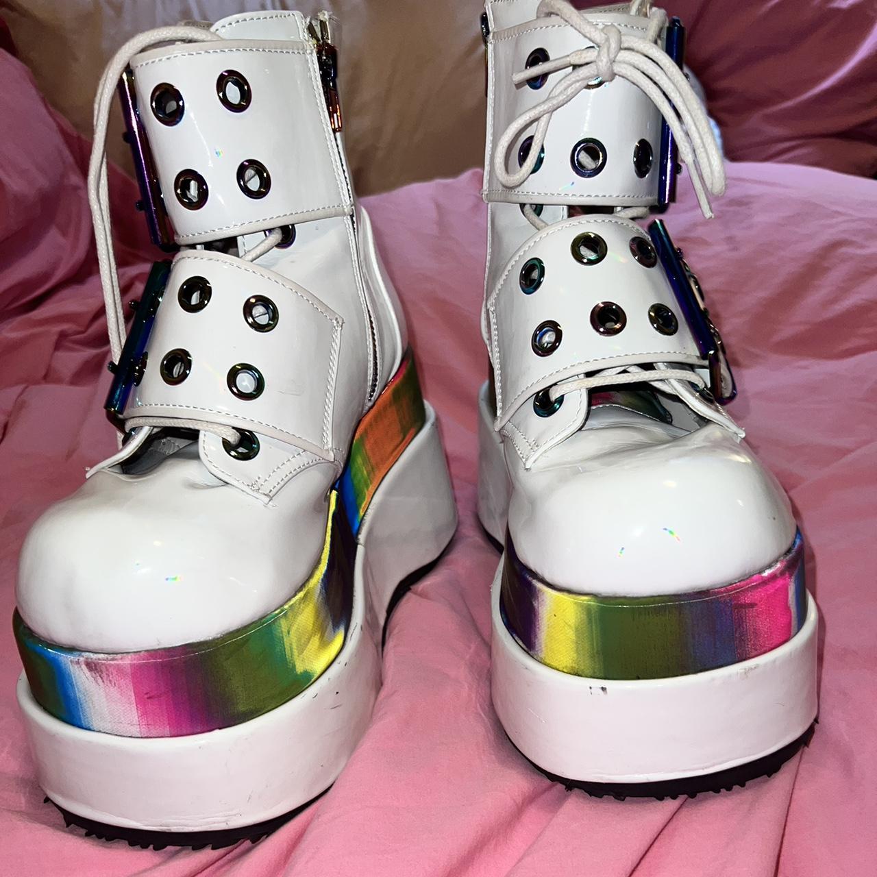 Demonia Women's multi Boots | Depop