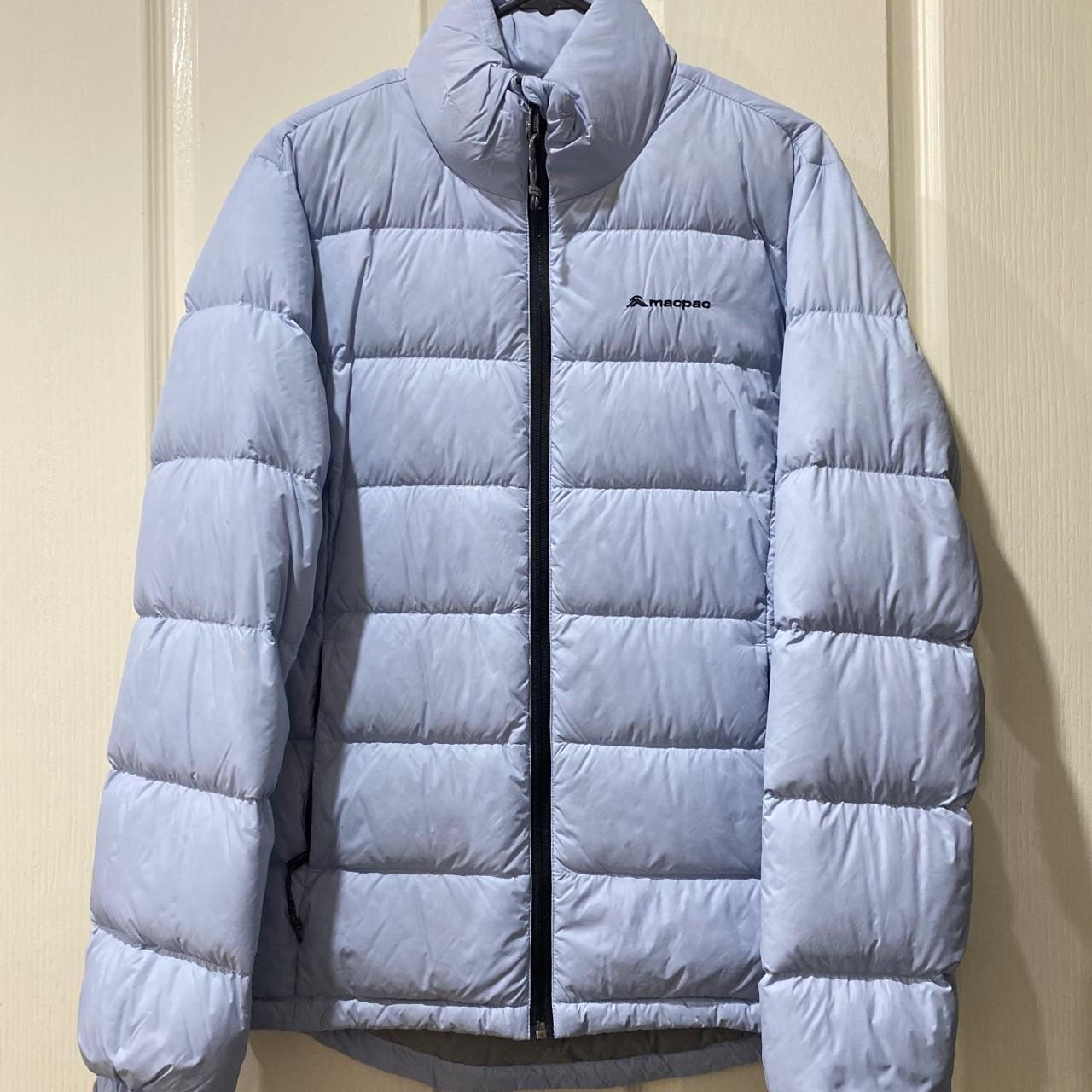 MacPac Light Blue Down Puffer - In great condition... - Depop