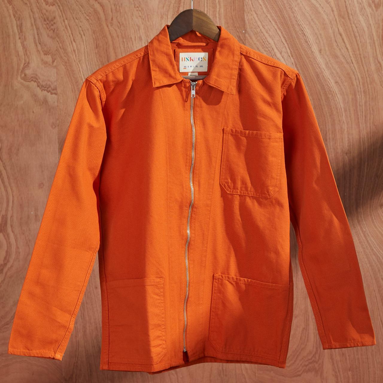 Men's Orange Jacket | Depop