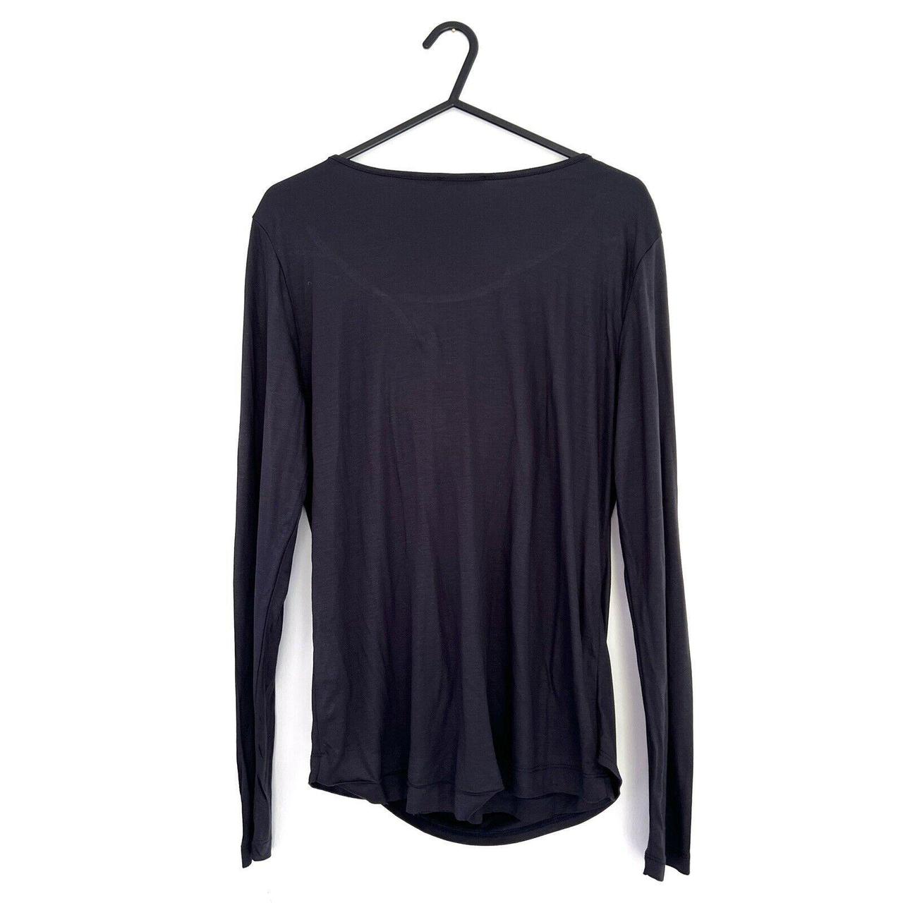 Kettlewell Womens Top Draped Size Medium Black... - Depop