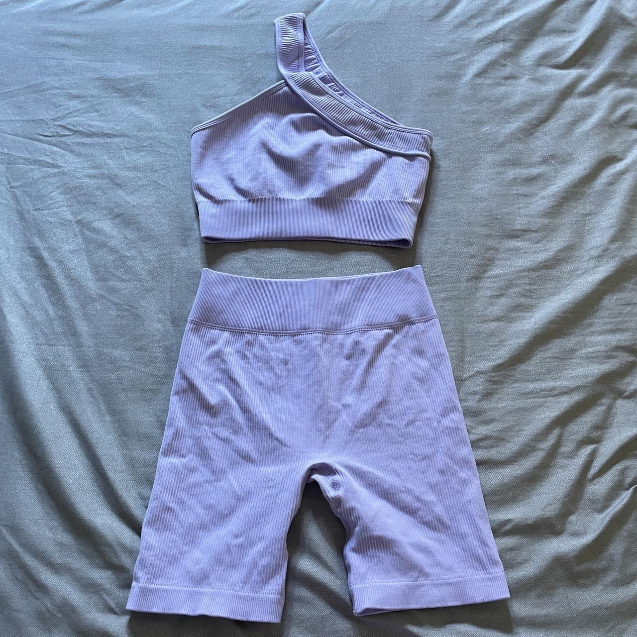 Purple Workout Set Size: Small Never worn perfect... - Depop