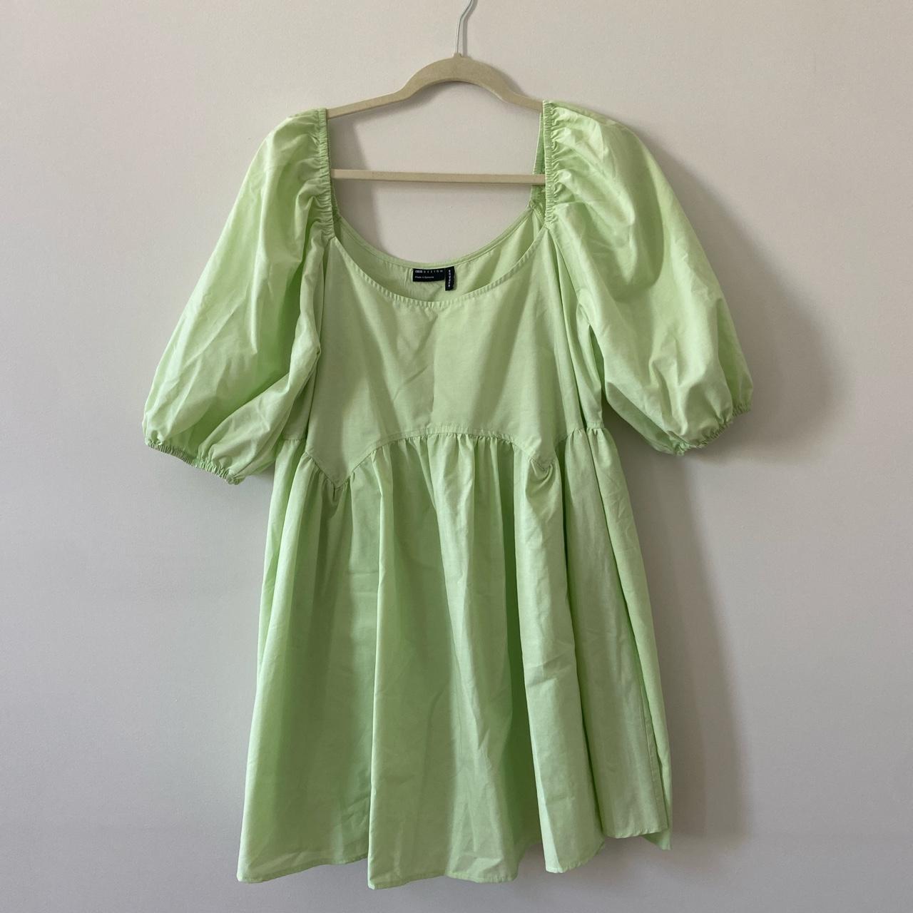 ASOS green flowy summer dress Size 10 #asos... - Depop