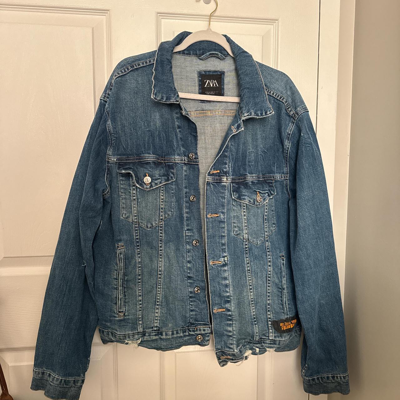 zara jean jacket | Depop