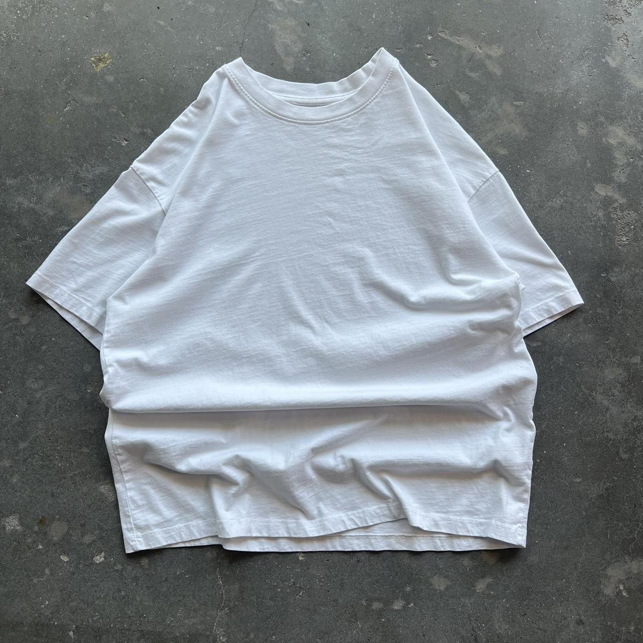 Perfect cropped boxy blank white t shirt. Like... - Depop