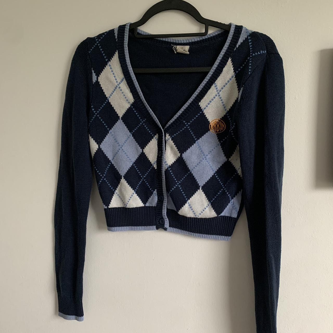 Urban outfitters knitter cropped long sleeved... | Depop