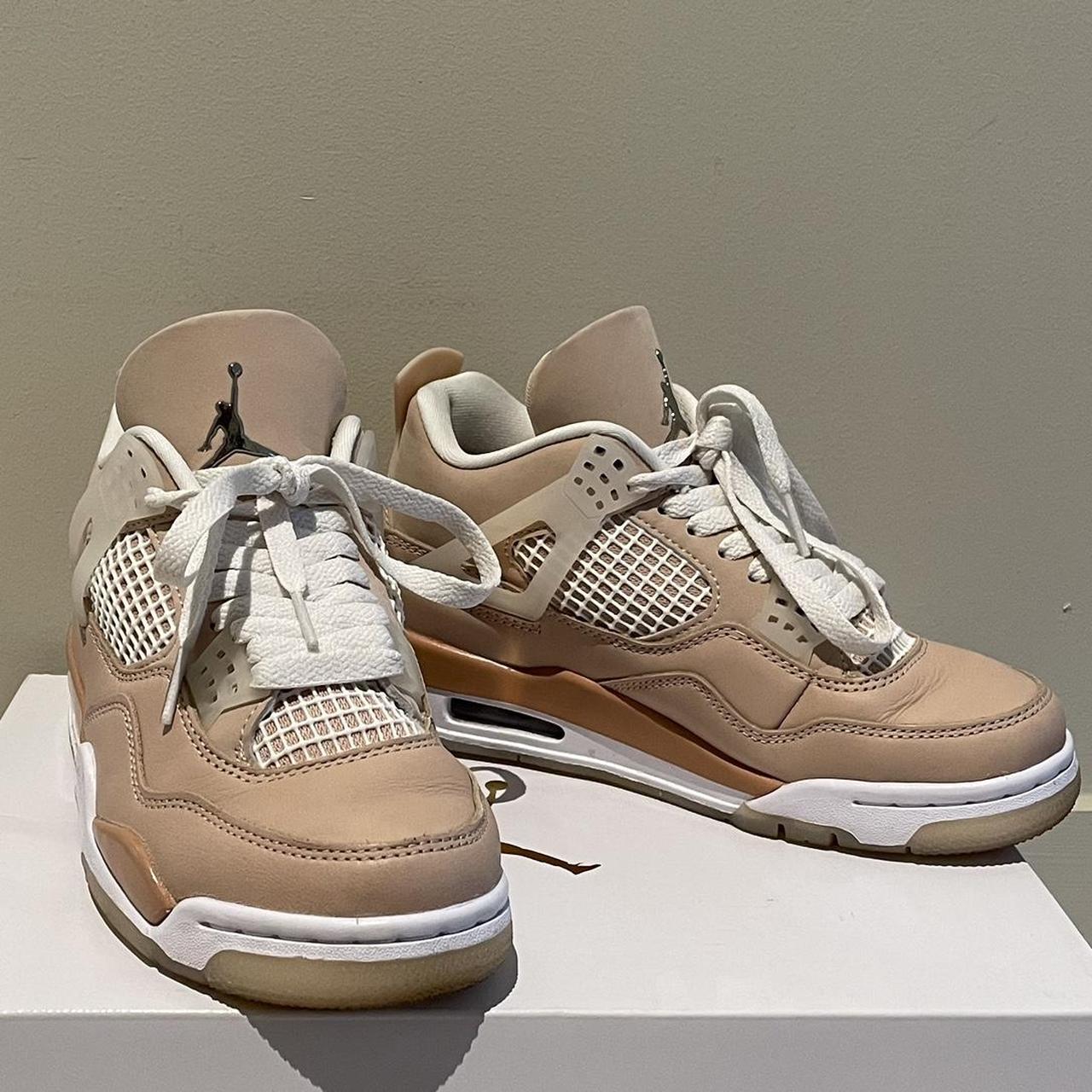 WOMENS AIR JORDAN 4 RETRO SHIMMER Such a cute pair... - Depop
