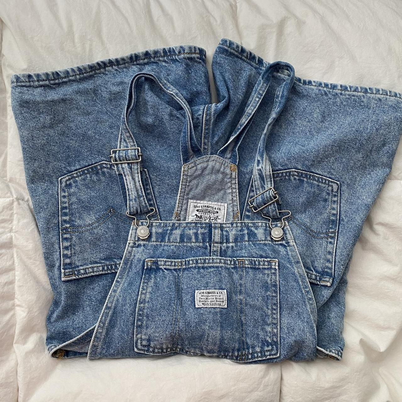 Levi’s Denim Shorts Overalls Best fits XS/S and in... - Depop