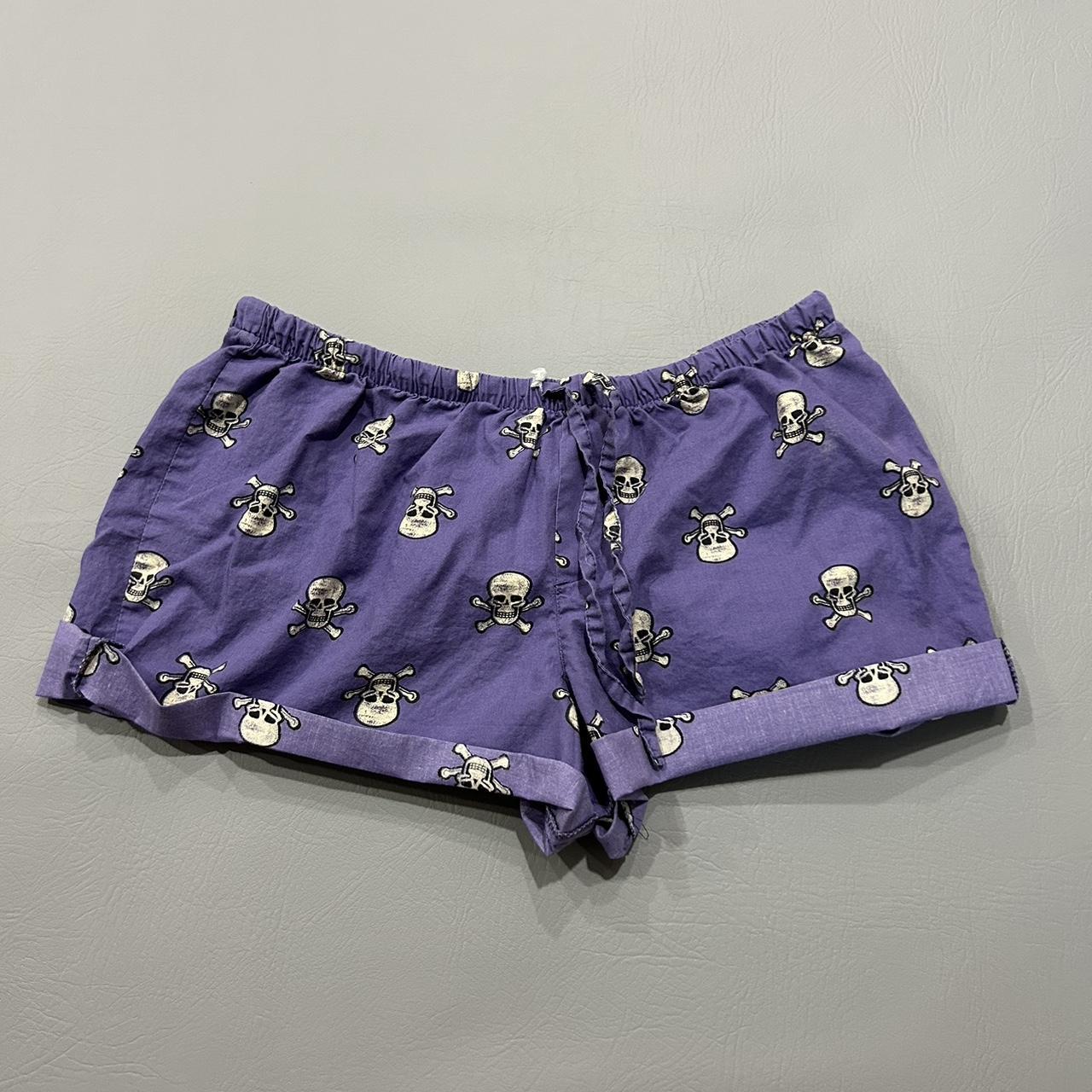 y2k skull boxers Early 2000's! size: M fair... - Depop