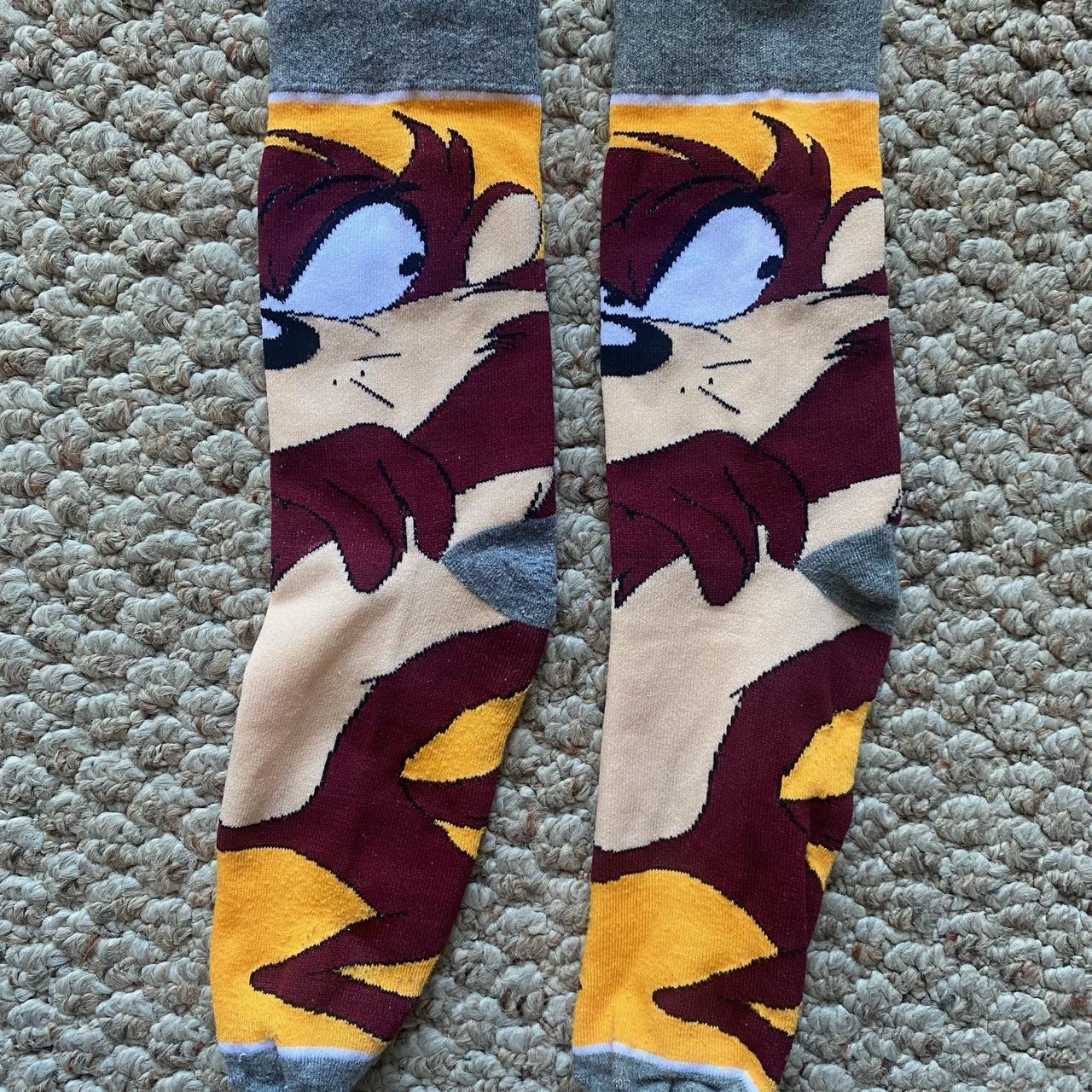 Tasmanian Devil Socks Very Comfy Size one size fits... - Depop
