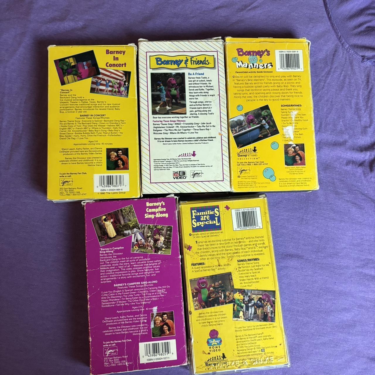 Barney and friends VHS lot Super rare collector... - Depop