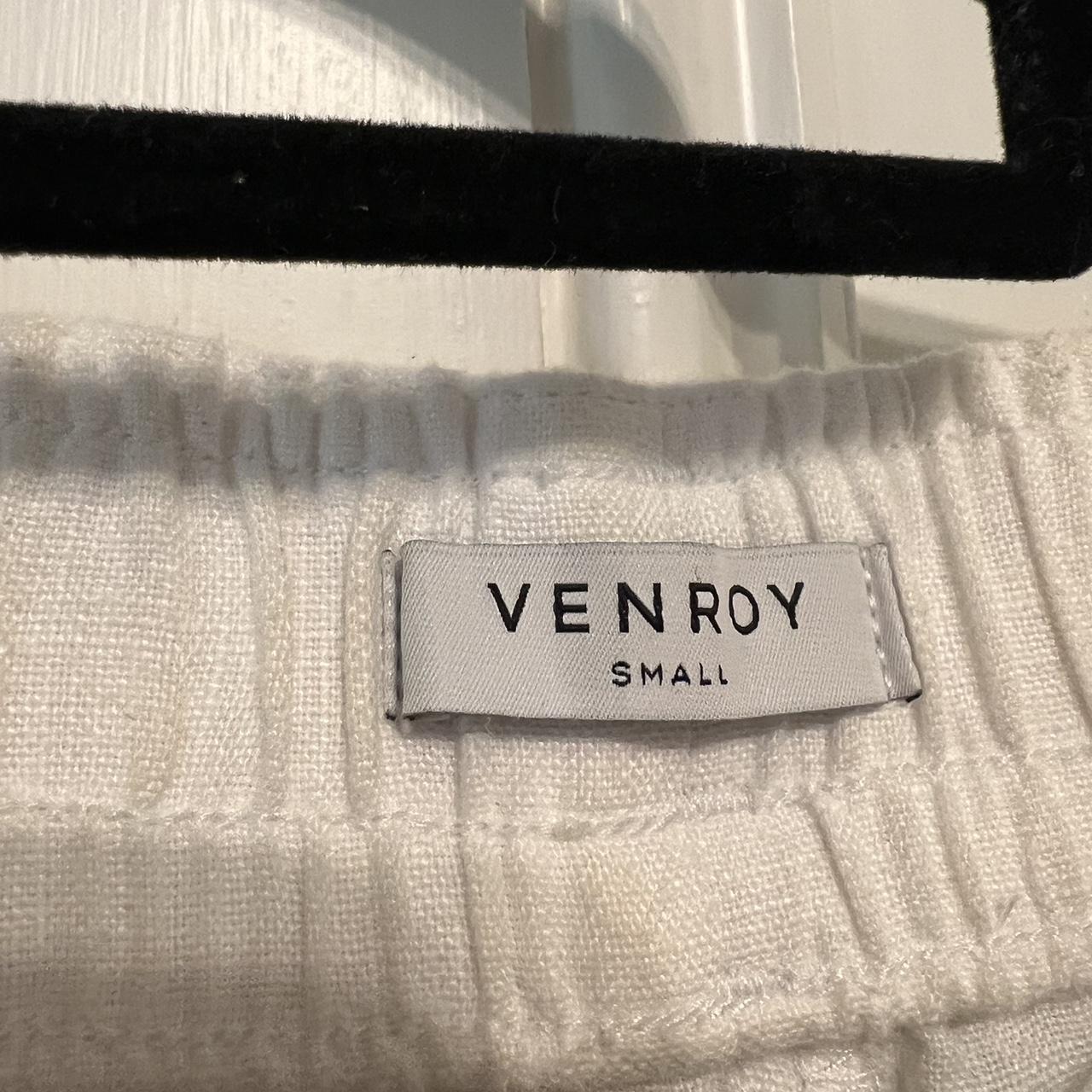 VENROY LOUNGE LINEN PANTS - SMALL - Depop