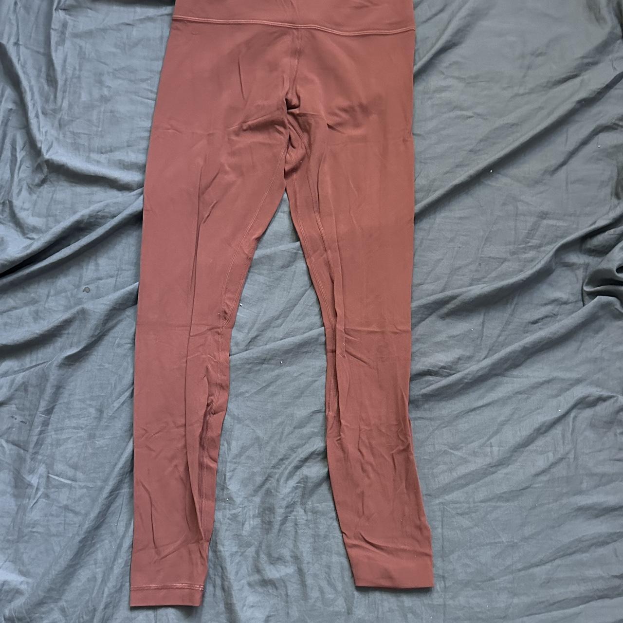 Lululemon leggings - deep orangey color Super good... - Depop