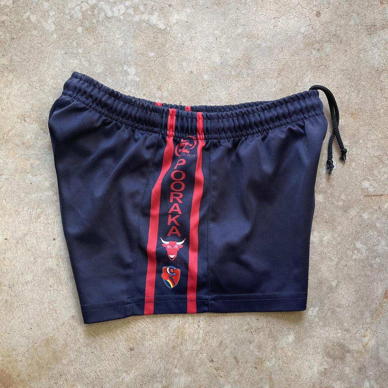 POORAKA FOOTY SHORTS Youth Aussie rules football... - Depop