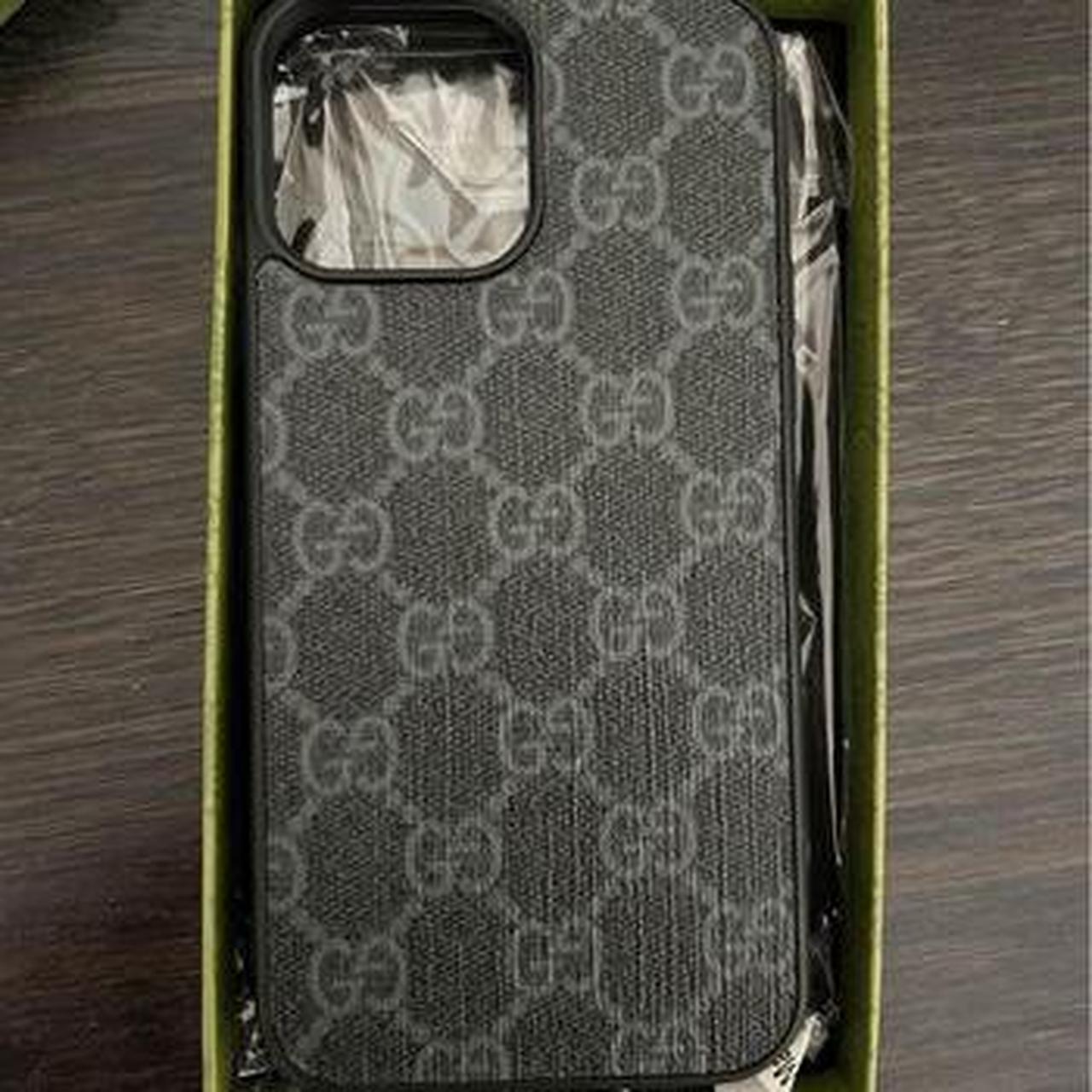 Gucci iPhone 12 Pro Max case with box - Depop