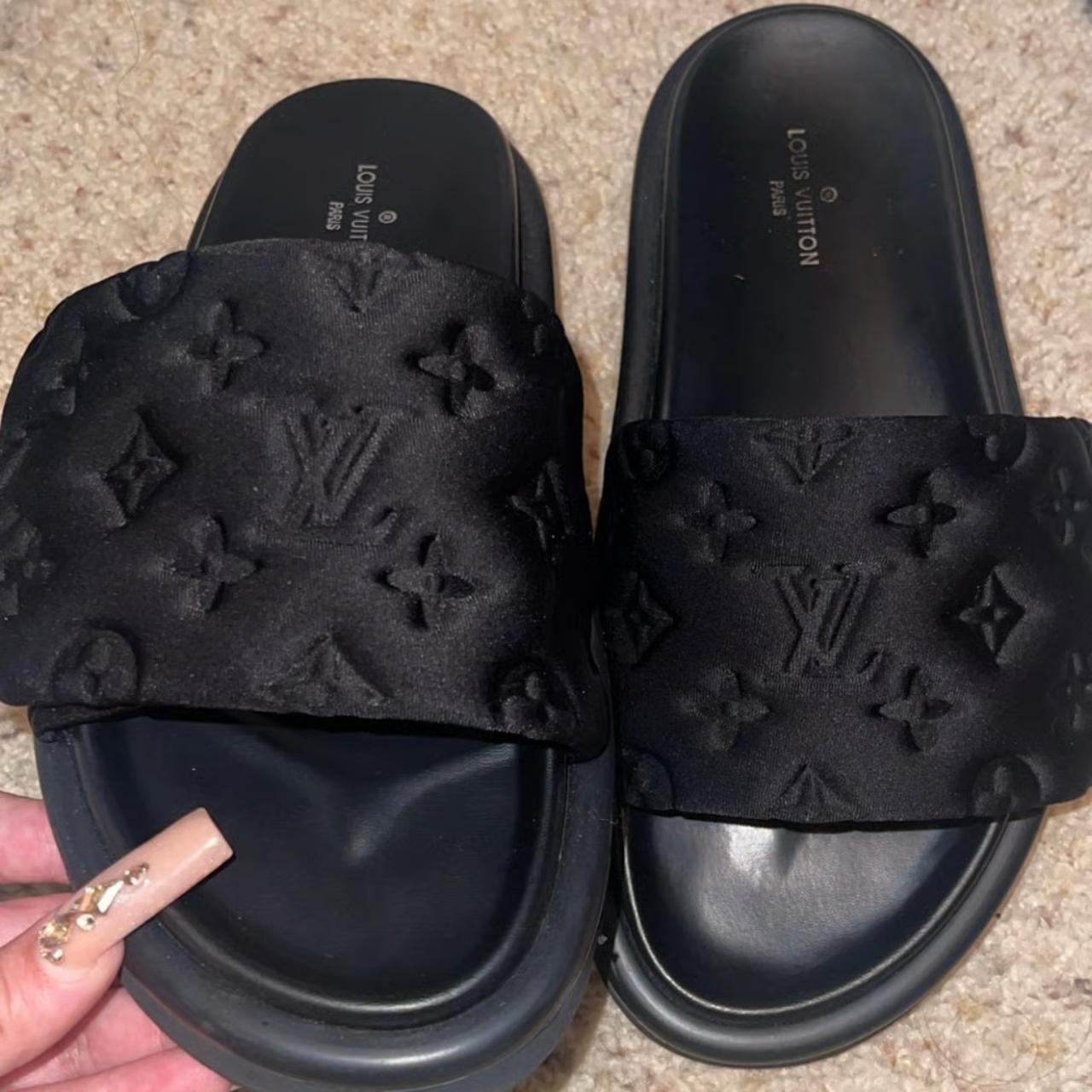 Louis Vuitton slide sandals Worn a handful of time.... - Depop