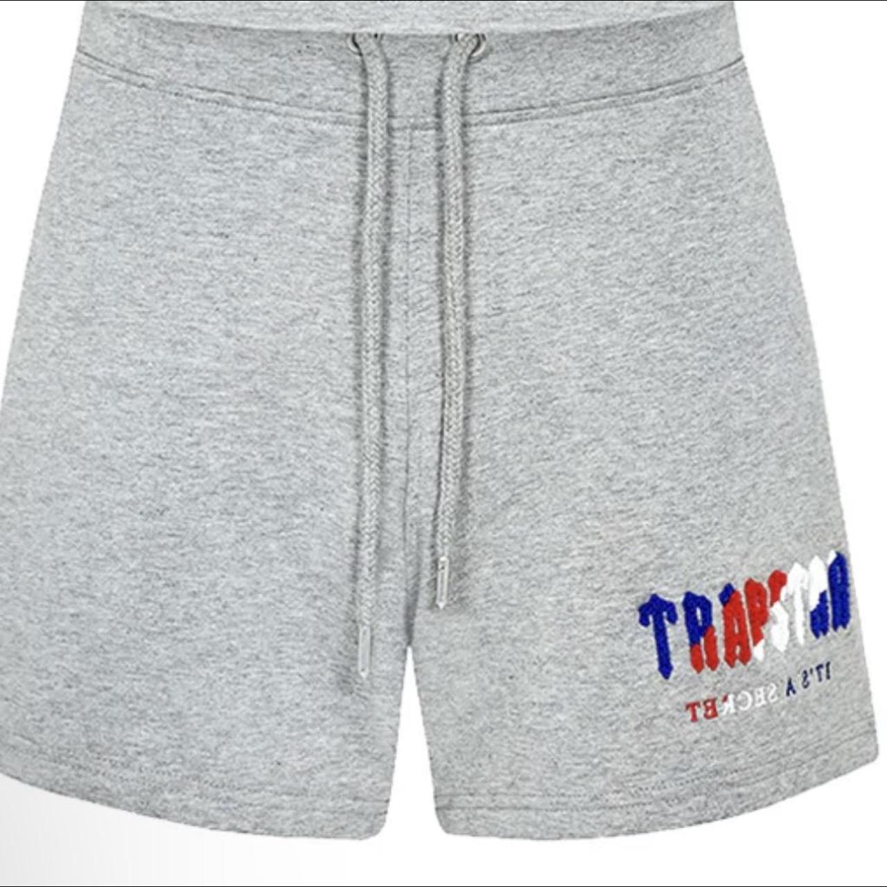 Trapstar Womens chenille decoded shorts set Size -... - Depop