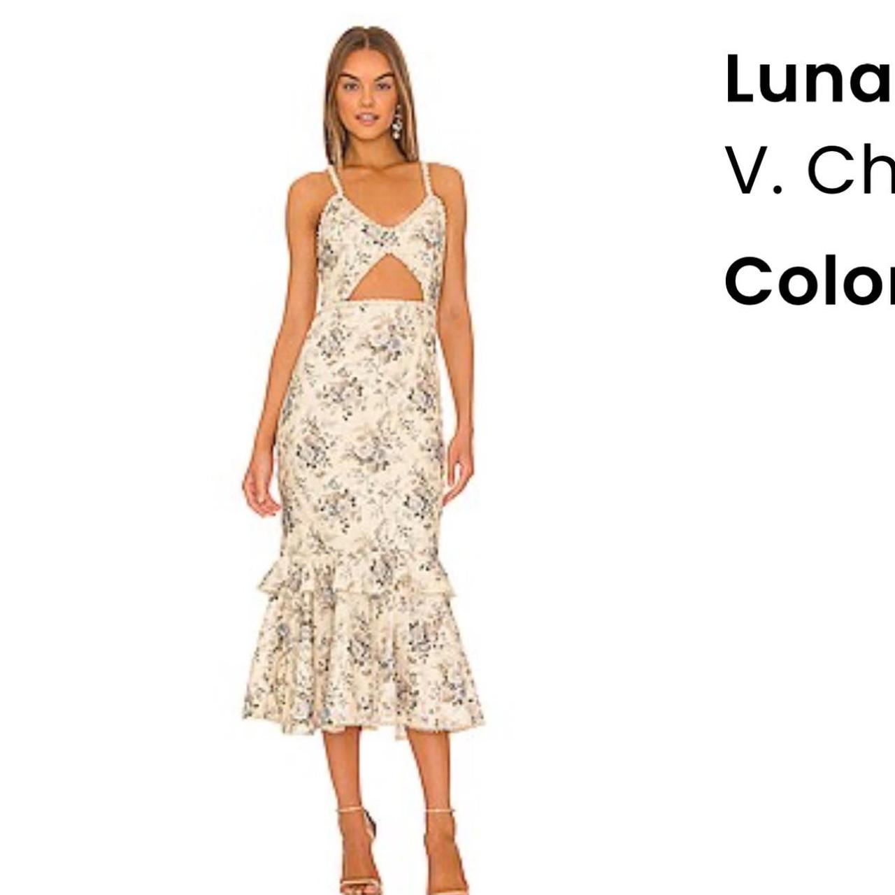 V.chapman floral midi dress new with labels! From... - Depop