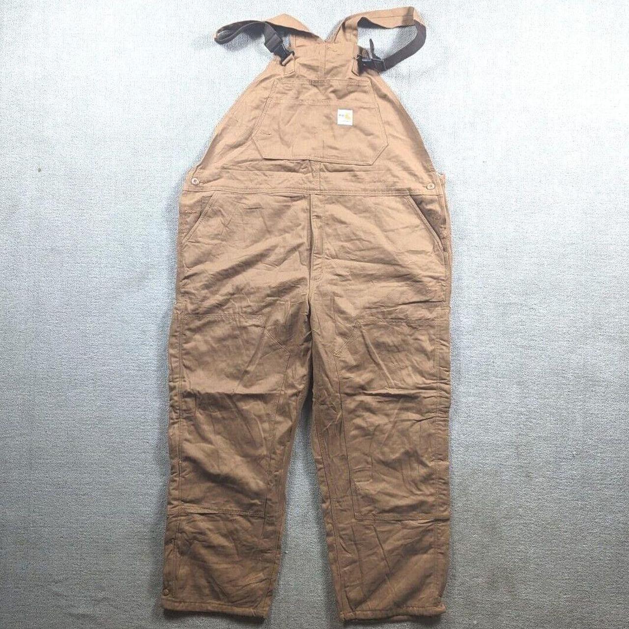 Carhartt Flame Resistant double knee quilt lined... - Depop