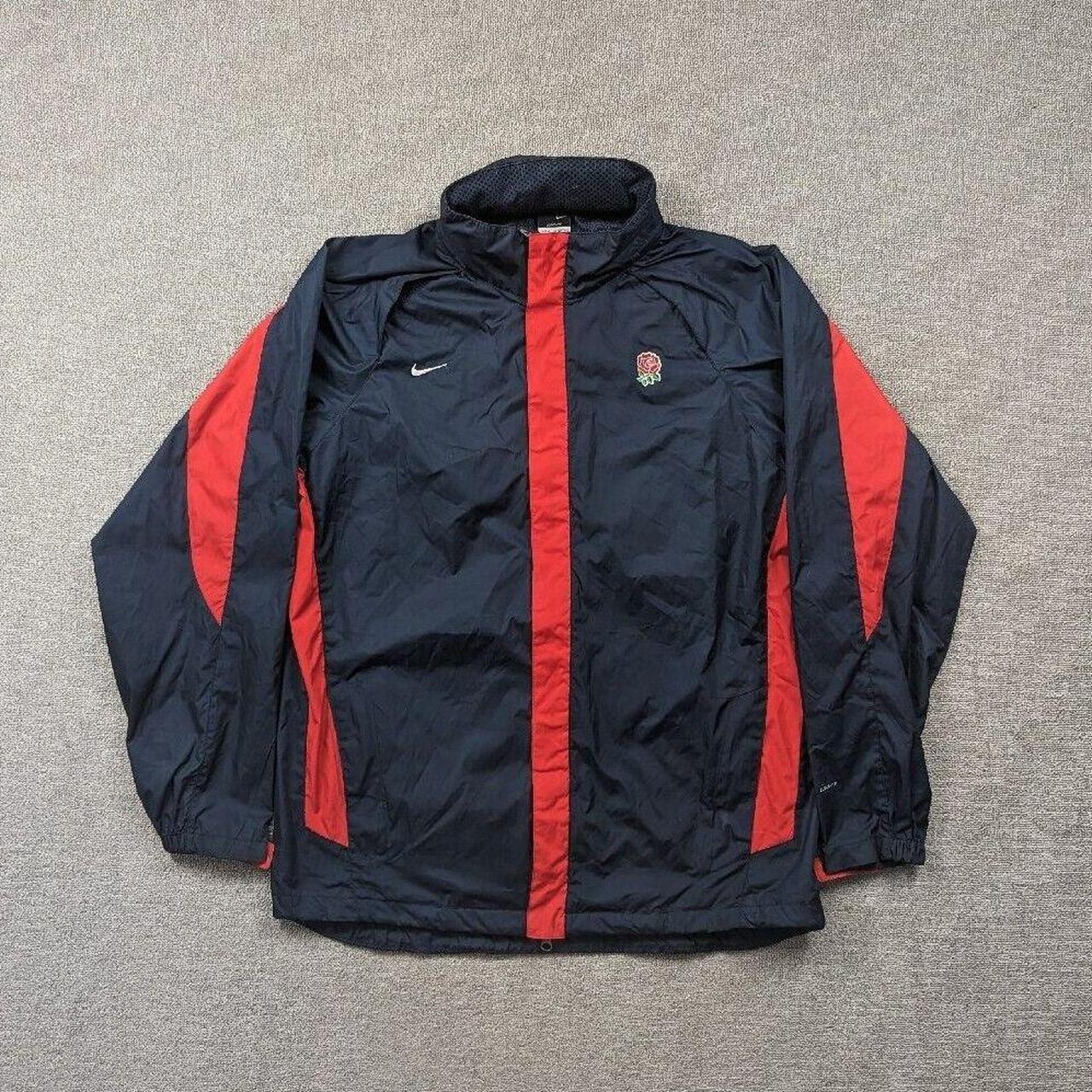 Nike clima-fit England rugby windbreaker Jacket... - Depop