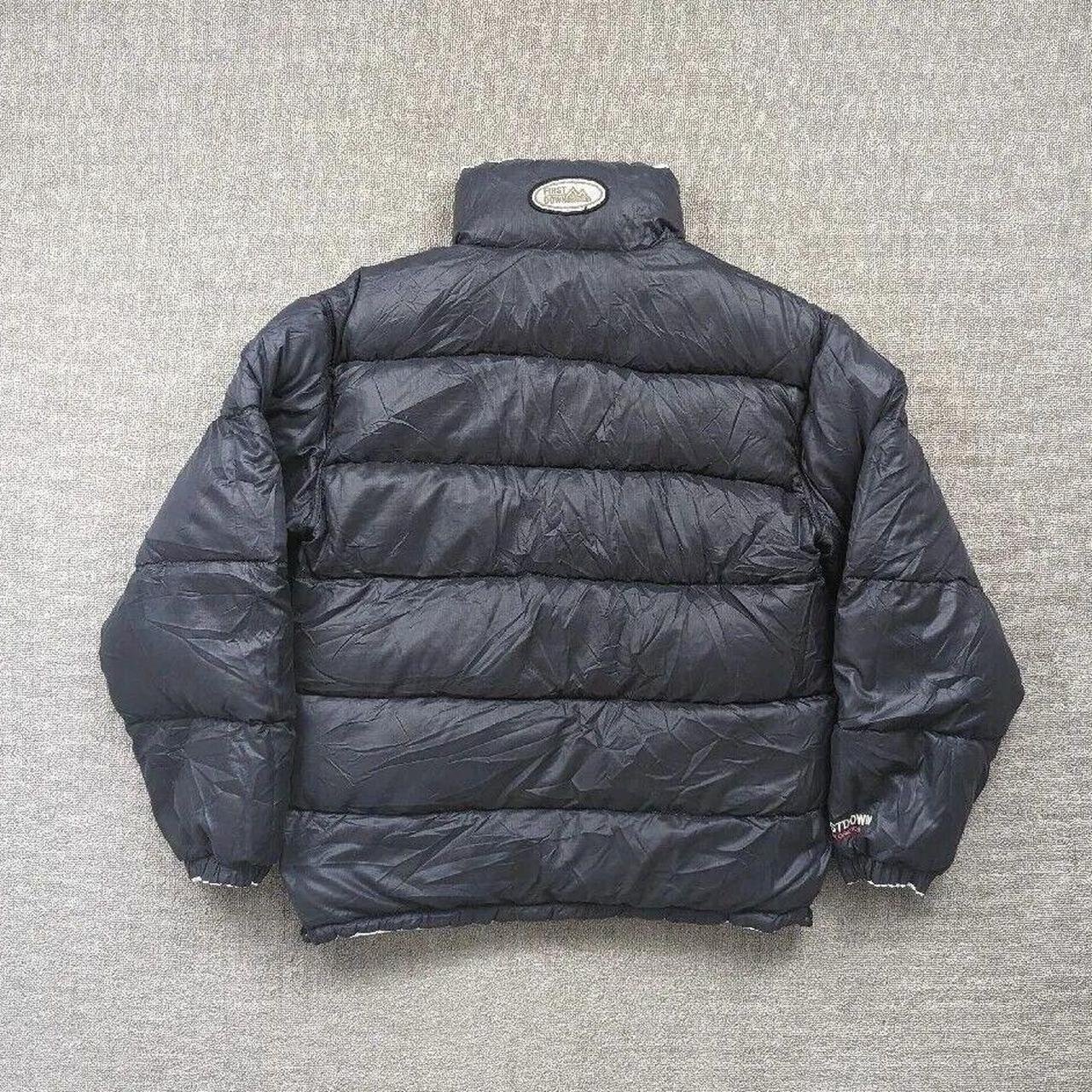 First Down Vintage Down Puffer Jacket Reversible... - Depop