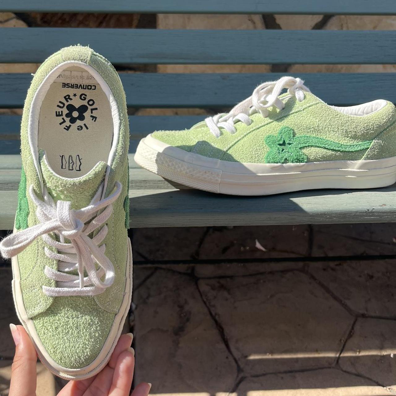 Tyler the Creator Golf Le Fleur Jade Lime Size : US5 - Depop