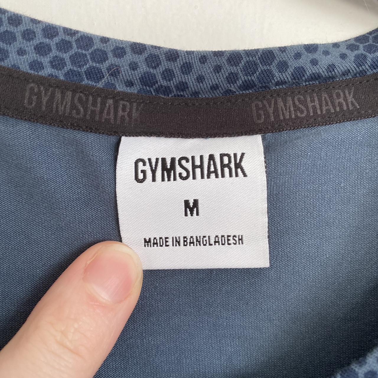 Men’s Gym Shark muscle tank. Only worn once.... - Depop