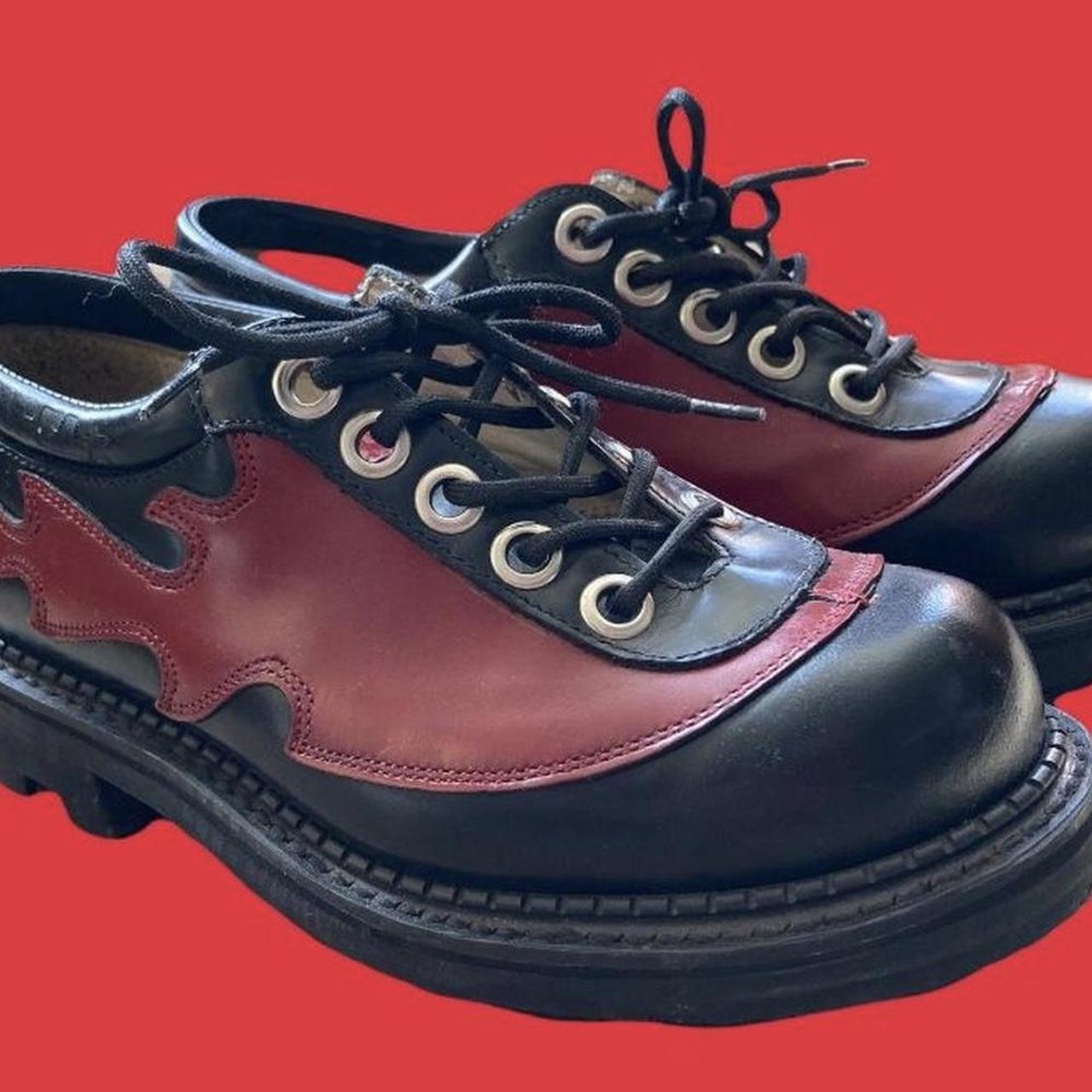 REPOP John Fluevog flames shoes Women size 7 only... - Depop