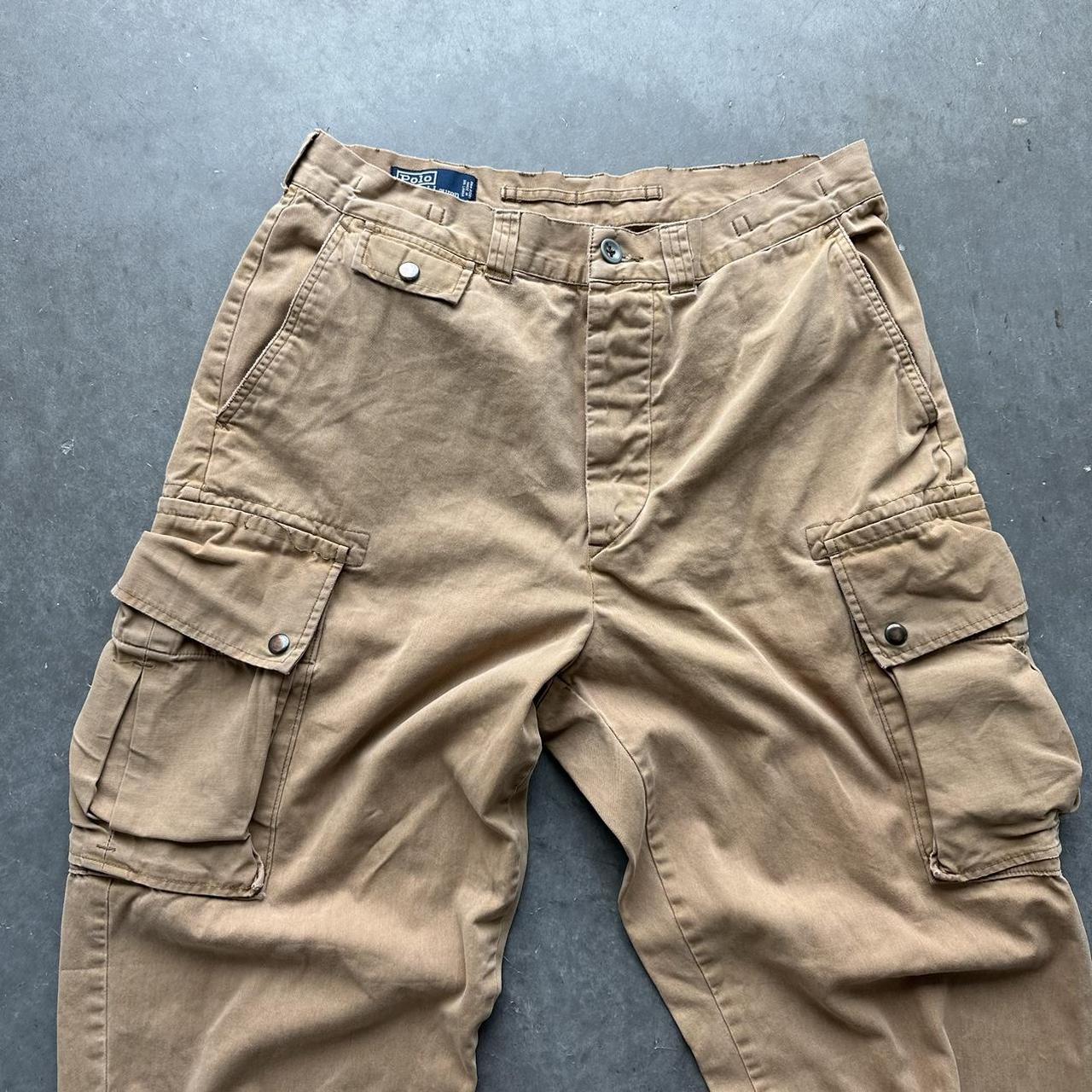 Crazy Vintage Y2K Polo Ralph Lauren Cargo Pants... - Depop