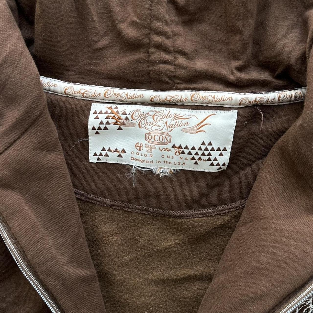 Vintage Y2K Embroidered MF Doom Mask Hoodie Baggy... - Depop