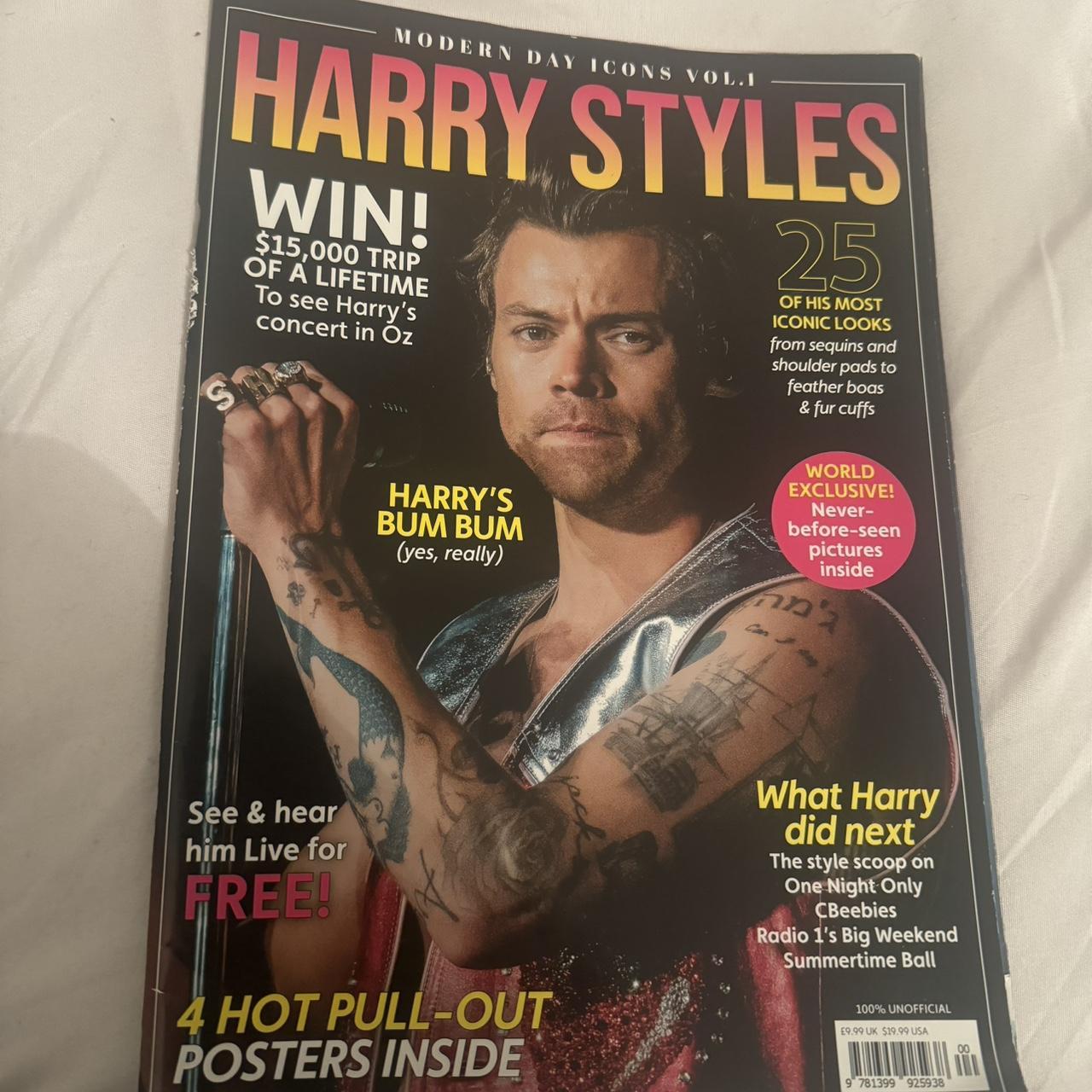 Harry styles magazine Pages consist of Harry’s... - Depop