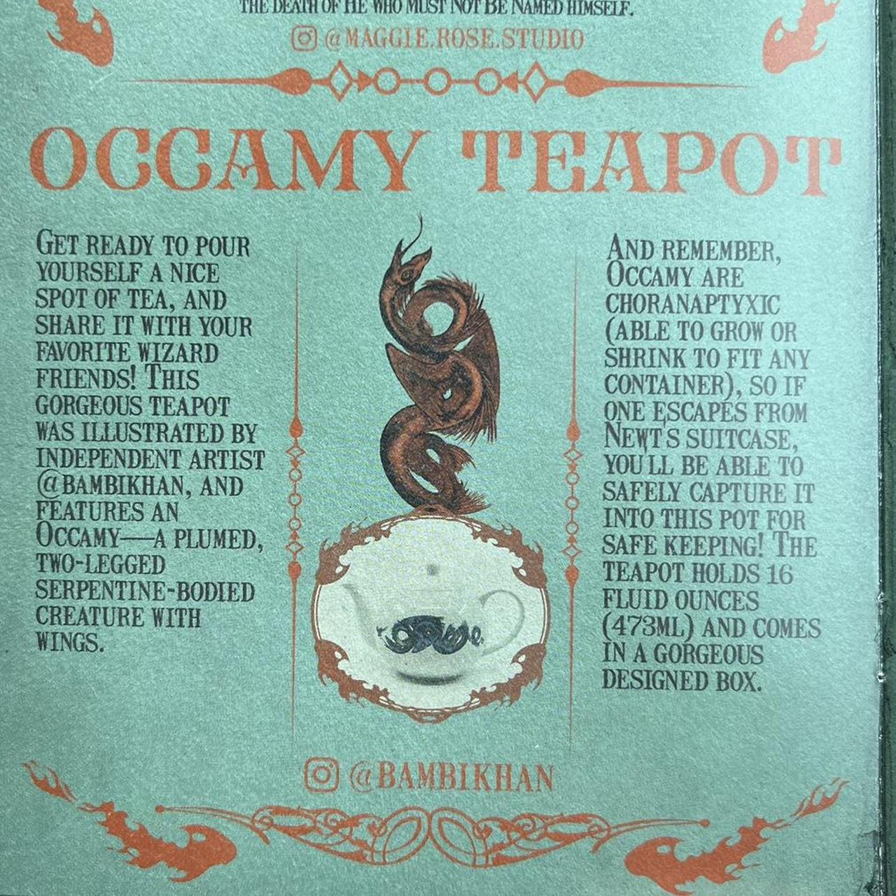 Harry Potter tea pot Occamy tea pot from one of... | Depop