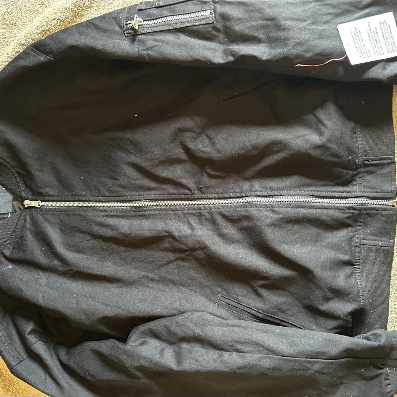 ASOS design denim jacket black size medium.... - Depop