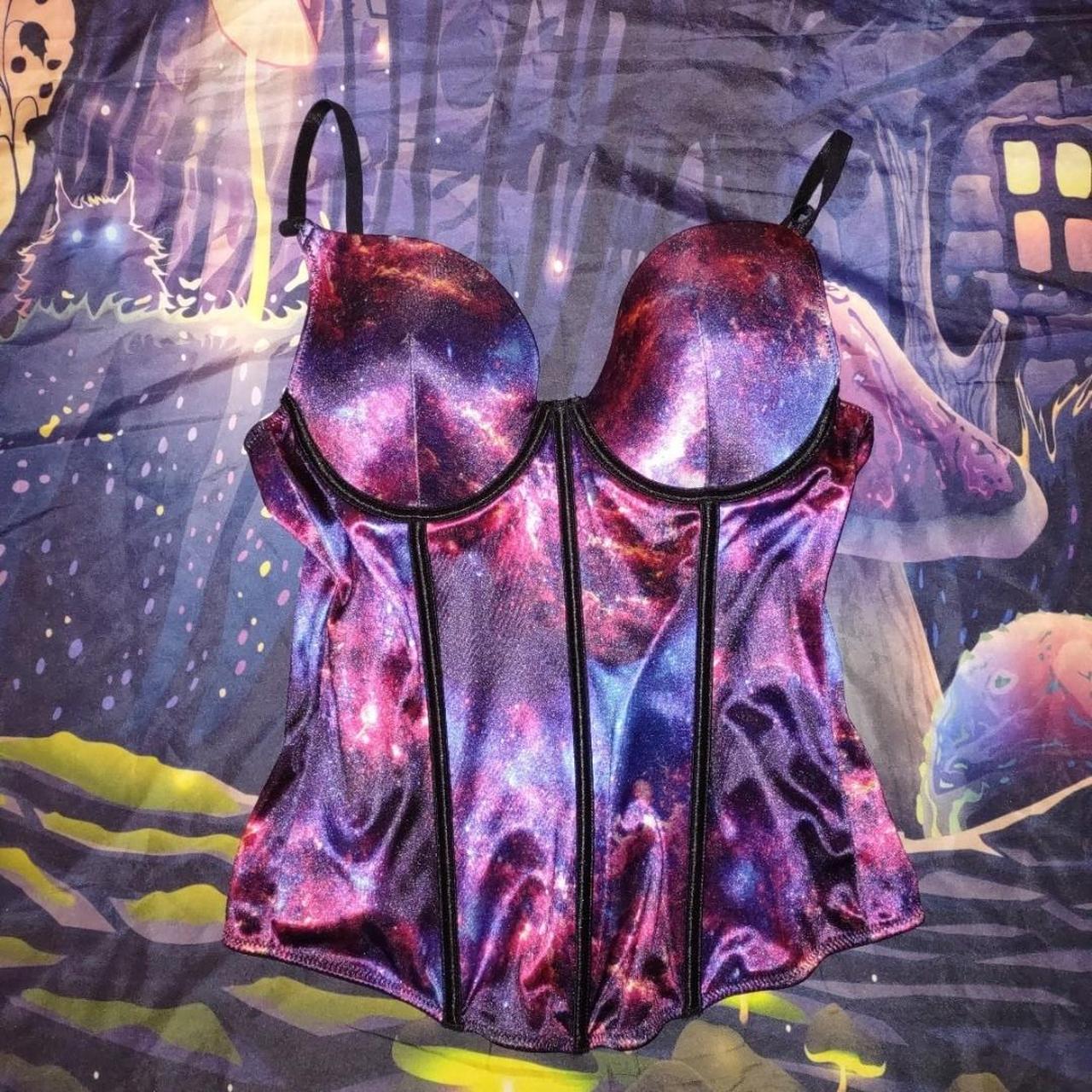 Galaxy Corset Top Body Rage Intimates Corset... - Depop